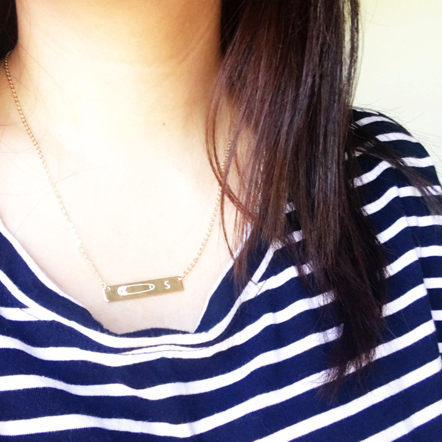 solidarity safety pin necklace - safety pin jewelry gifts under 20 ...