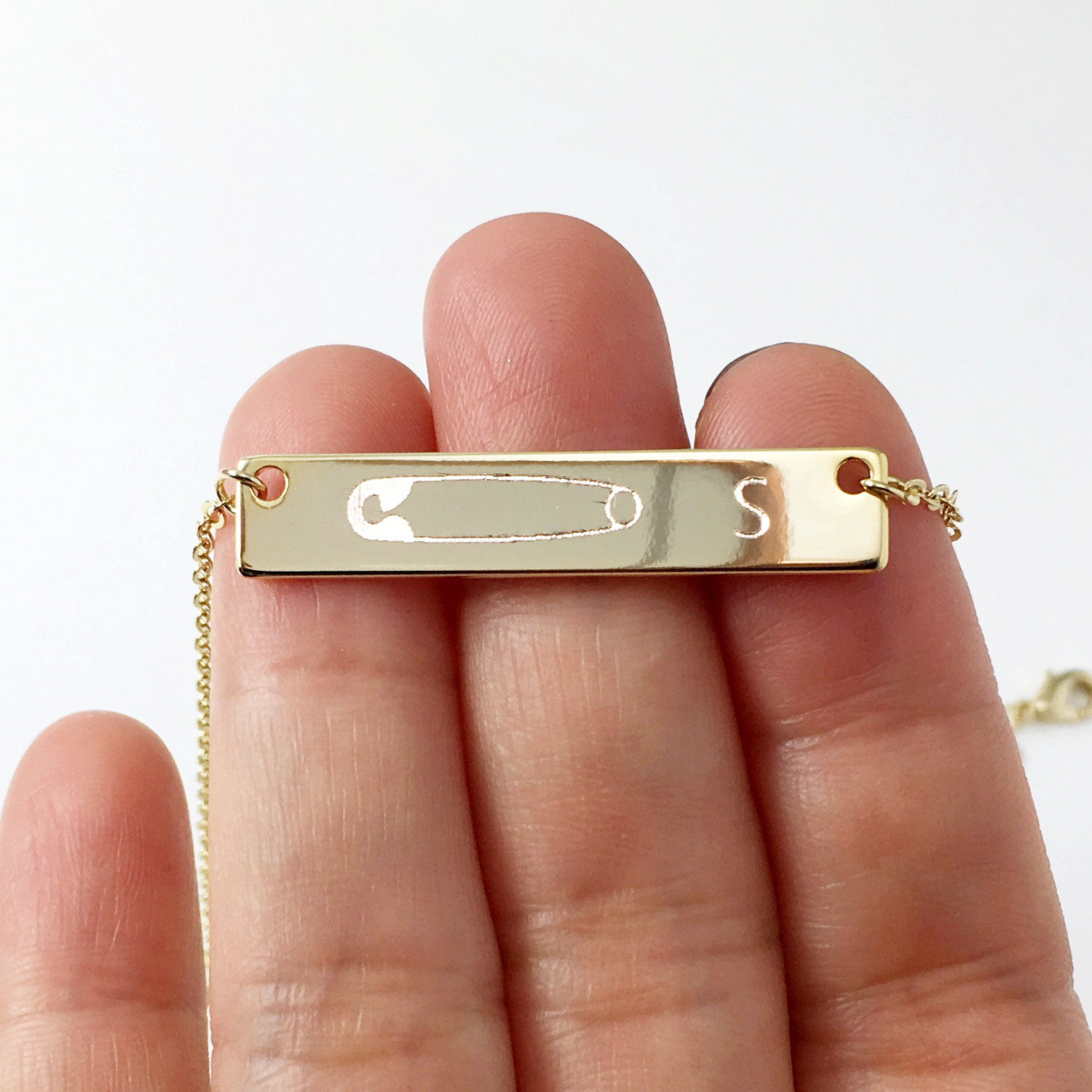 solidarity safety pin necklace - safety pin jewelry gifts under 20 ...