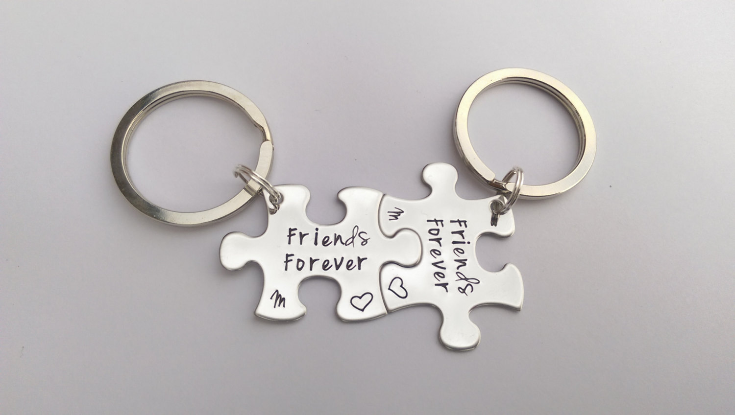Personalized friends gift - friends keyrings - jigsaw puzzle piece ...