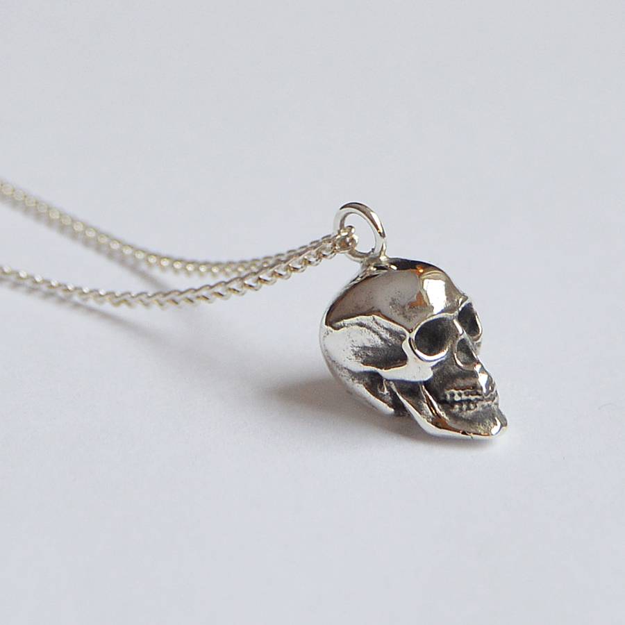 Silver Skull Pendant